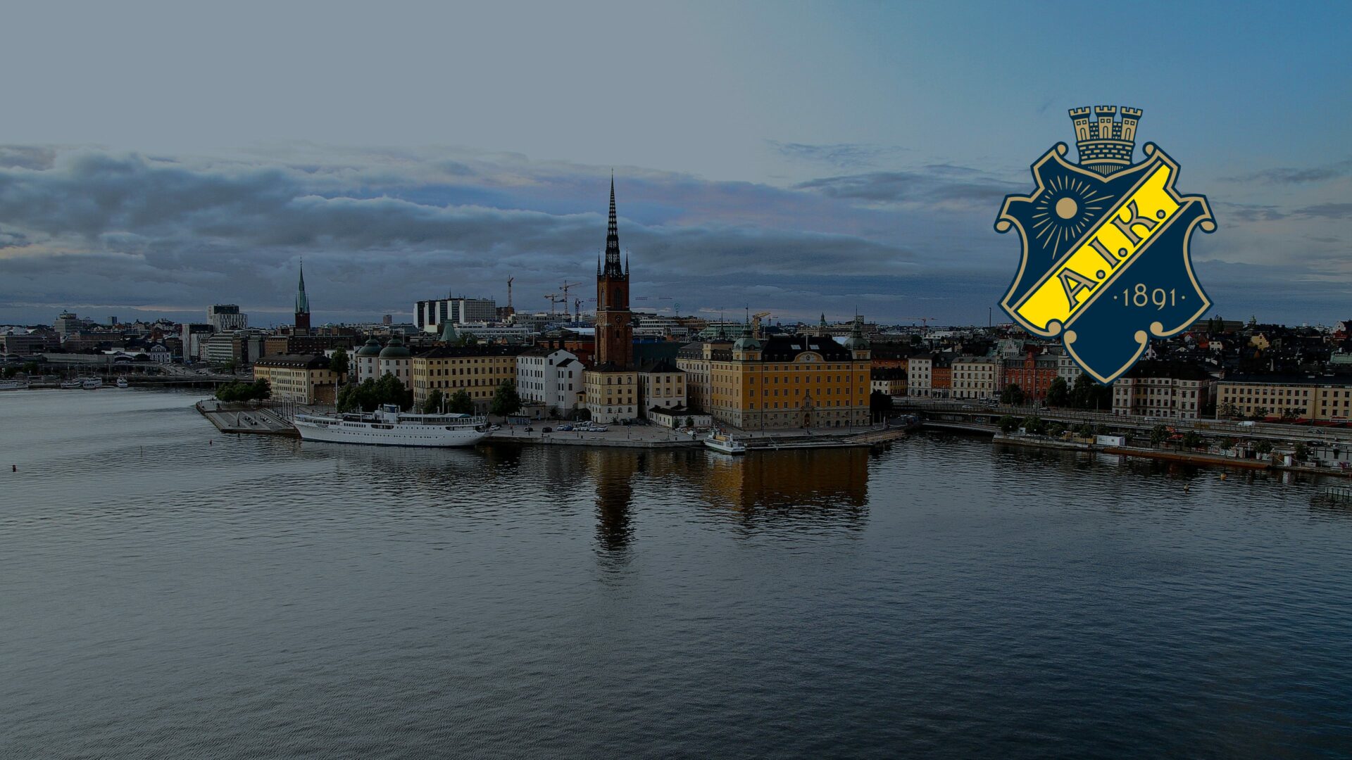 Bakgrunder med AIK klubbmärke | Allmänna Idrottsklubben